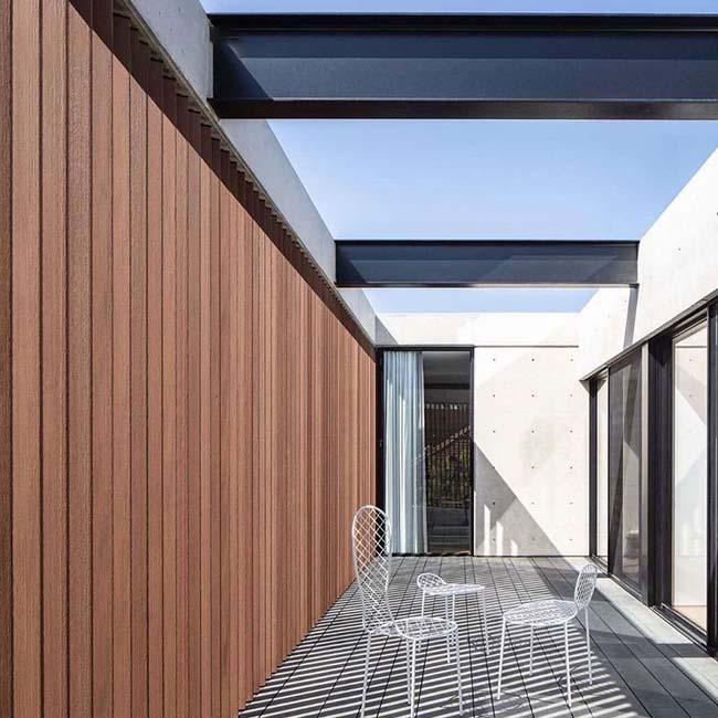 Cladding Dinding WPC Komposit Eksterior